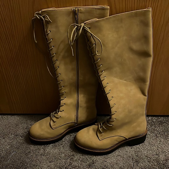 Shoes | Knee High Combat Boot | Poshmark